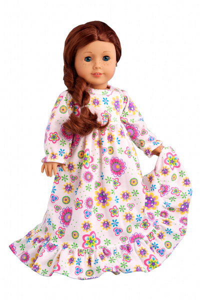 Defrost Reheat Toaster Good Night Cotton Nightgown For 18 Inch Dolls ...